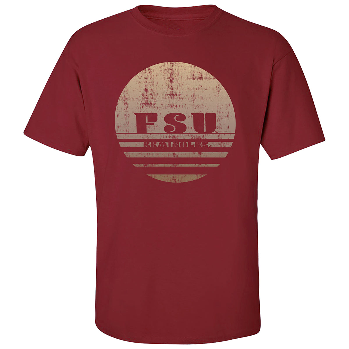 MV Men's FSU Seminoles Retro Design Short Sleeve T-shirt - Garnet ...