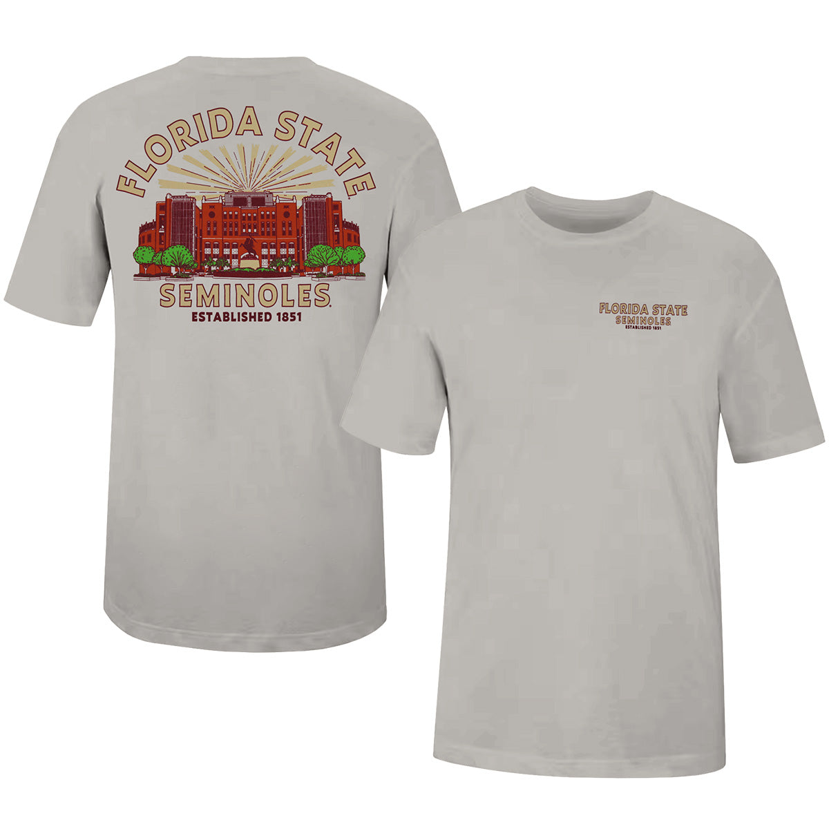 Uscape Men's Florida State Seminoles Doak Campbell Design Short Sleeve ...