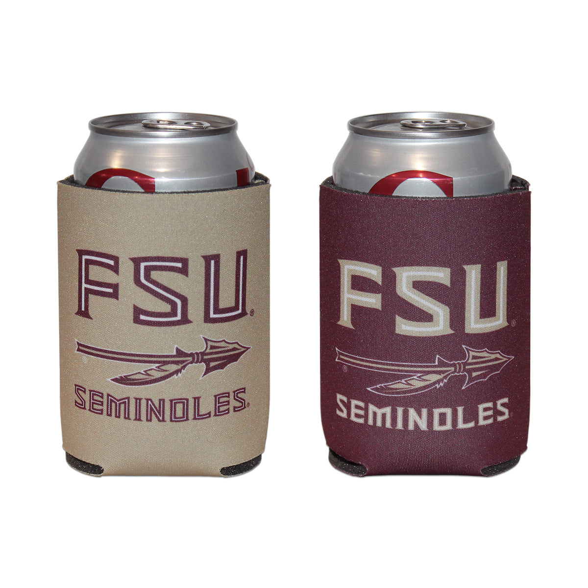 Jardine FSU Spear Design Can Cooler 2pk - Garnet/Gold – Garnet & Gold