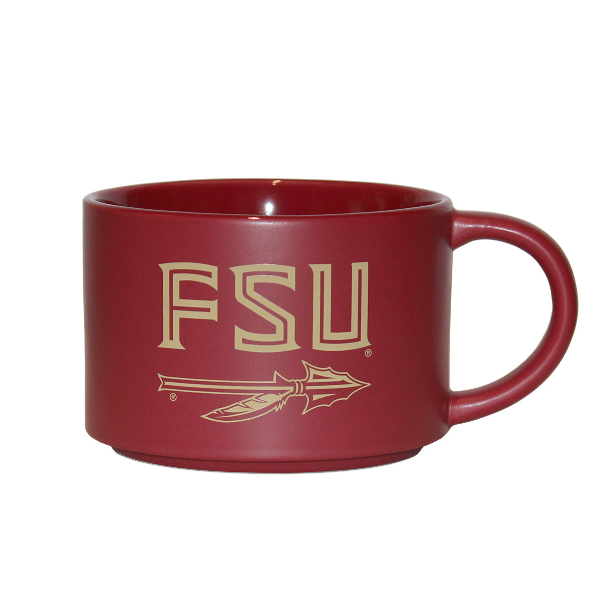 Spirit Products FSU Spear Logo 20oz Soup Mug - Garnet – Garnet & Gold