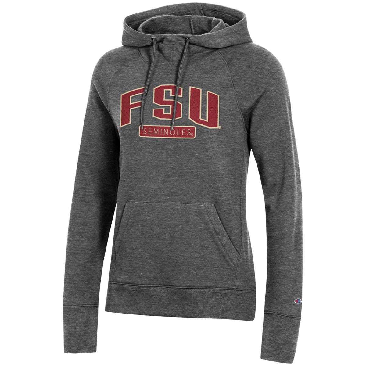 Champion Women's FSU Seminoles Applique Design Hooded University Fleec ...