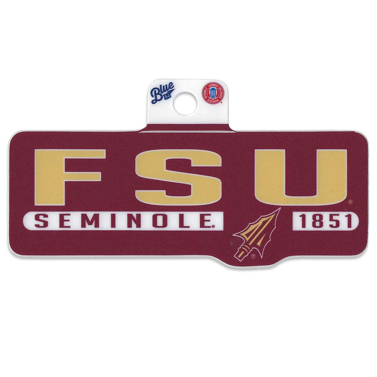 Blue 84 FSU Seminole Arrowhead Decal – Garnet & Gold