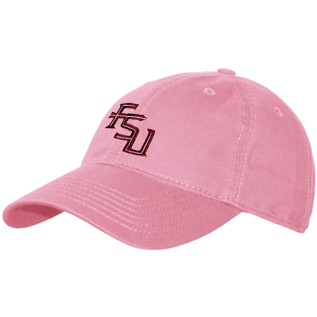 Legacy Women's Stacked FSU Relaxed Twill Adjustable Cap - Pink – Garnet ...