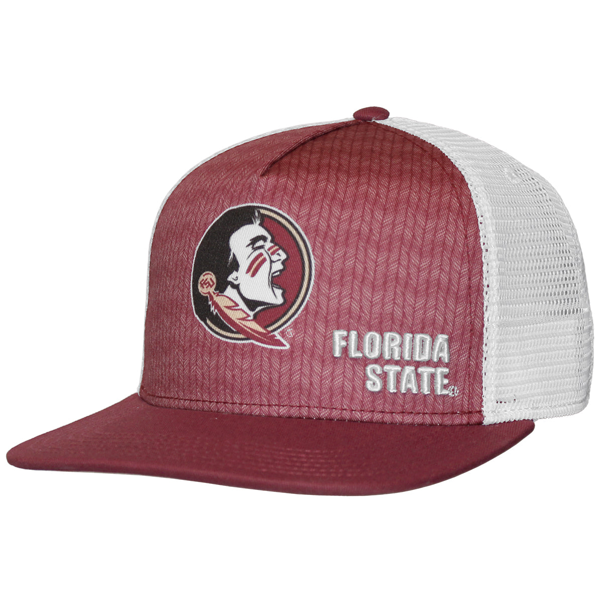Legacy Seminole Logo/Florida State Adjustable High Crown Flat Bill Cap ...