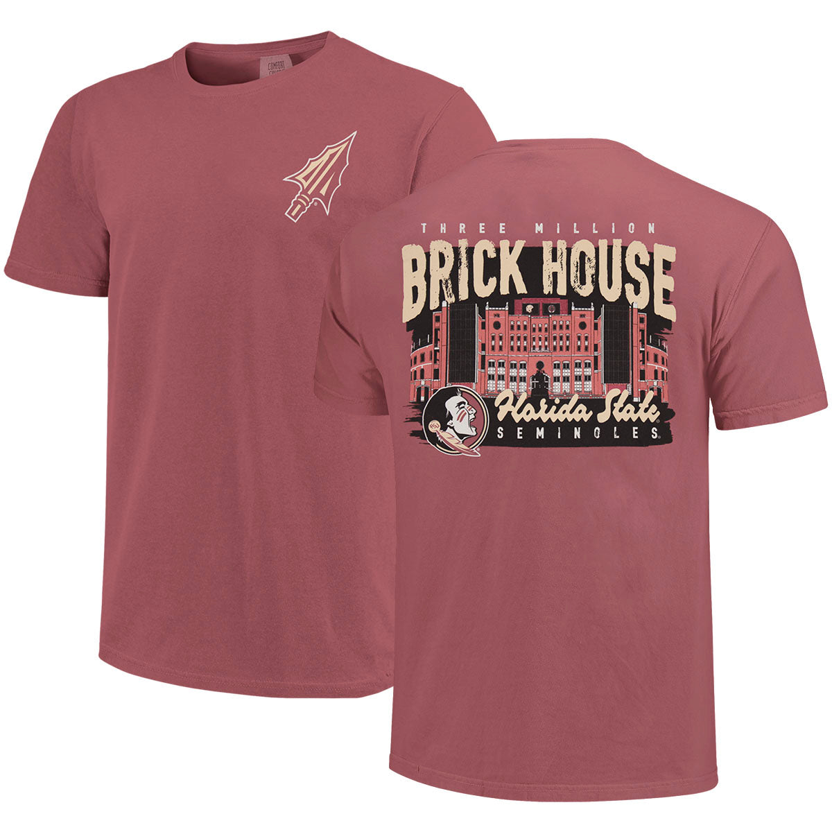 Image One Comfort Colors Florida State Brick House Design Short Sleeve ...