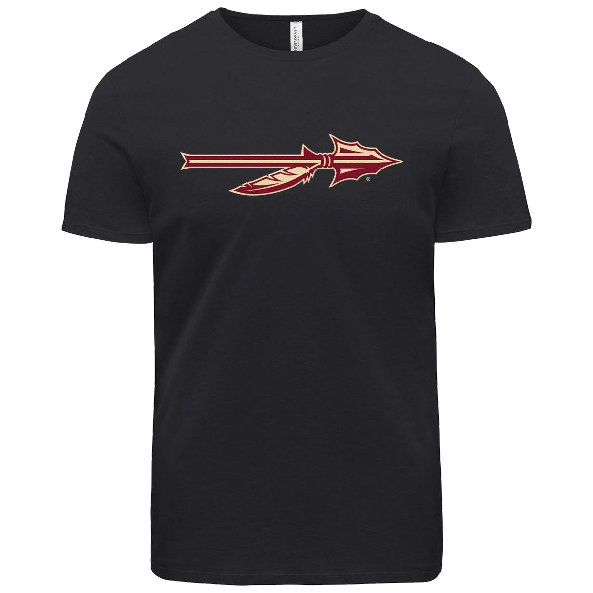 Ragz Adult/Unisex Spear Logo Short Sleeve T-shirt - Black – Garnet & Gold