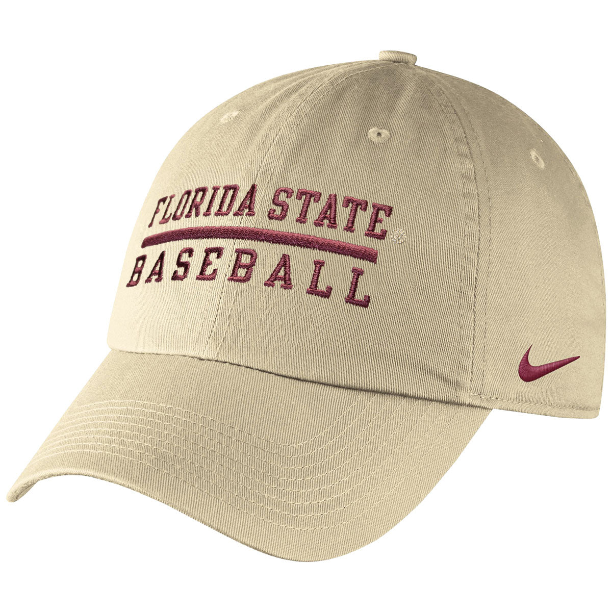 Nike Florida State Baseball Adjustable Campus Cap - Vegas Gold – Garnet ...