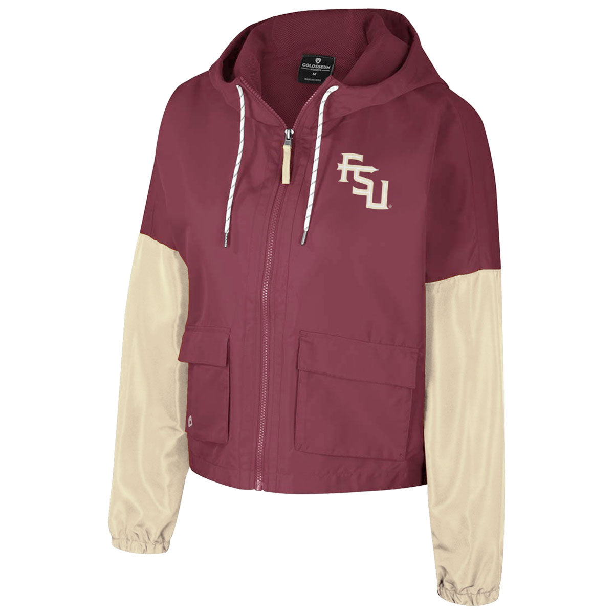 Colosseum Women's Stacked FSU/Florida State Full-zip Hooded Jacket - G ...