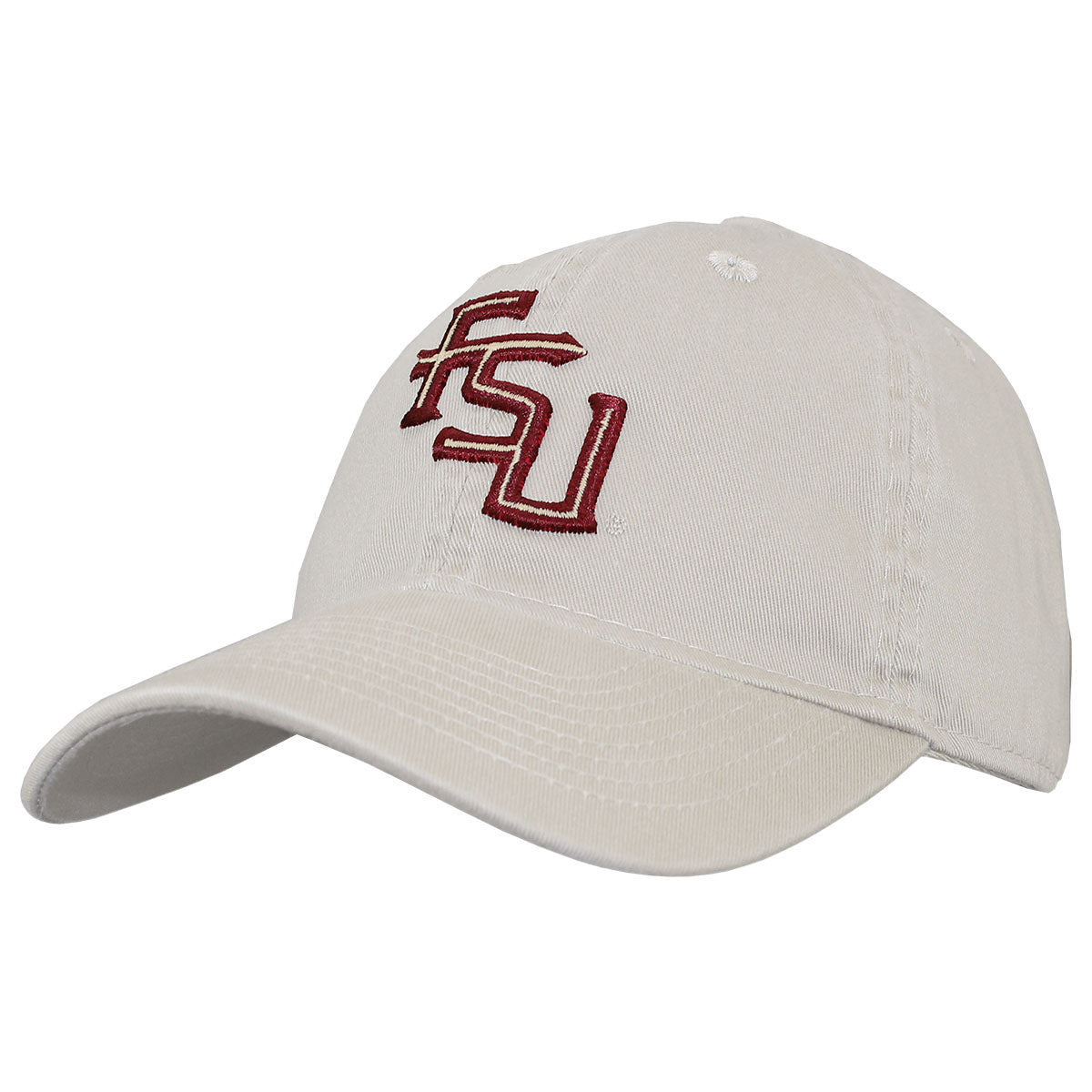 Legacy FSU Adjustable Relaxed Twill Hat - Stone – Garnet & Gold