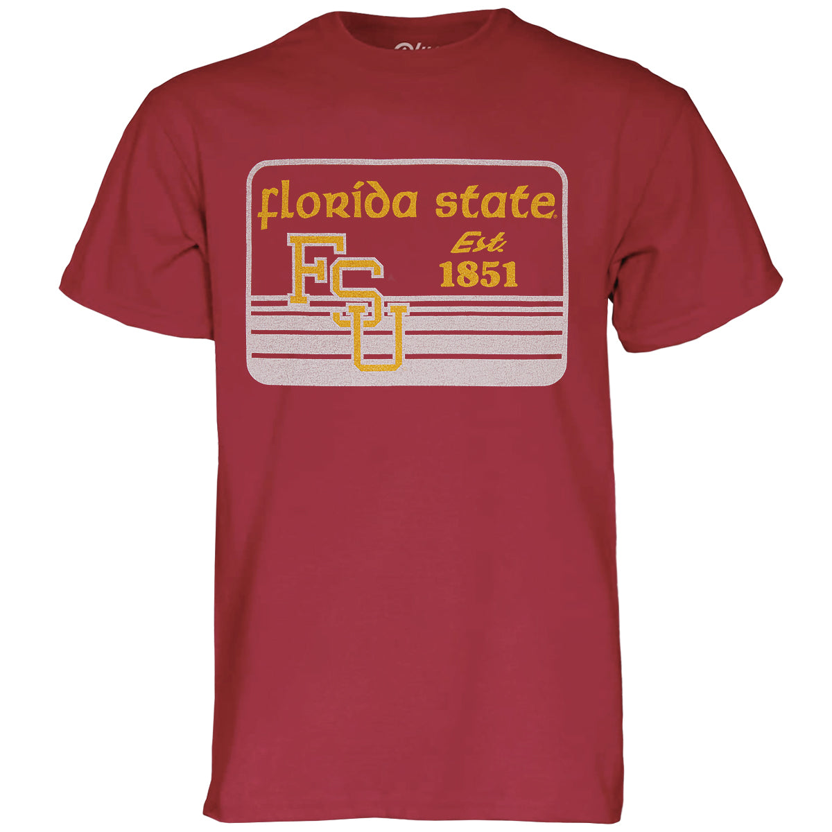 Blue 84 Men's Vault Florida State/Stacked FSU Design Vintage Short Sle ...