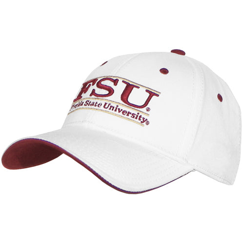 The Game Men's FSU/Florida State University Bar Design Adjustable Cap ...