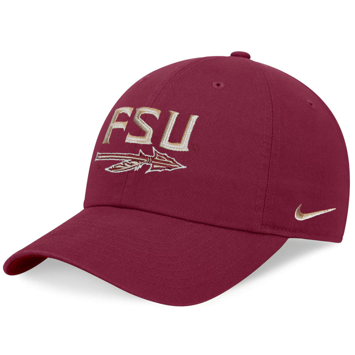 Nike FSU Spear Structured Adjustable Cap - Garnet – Garnet & Gold