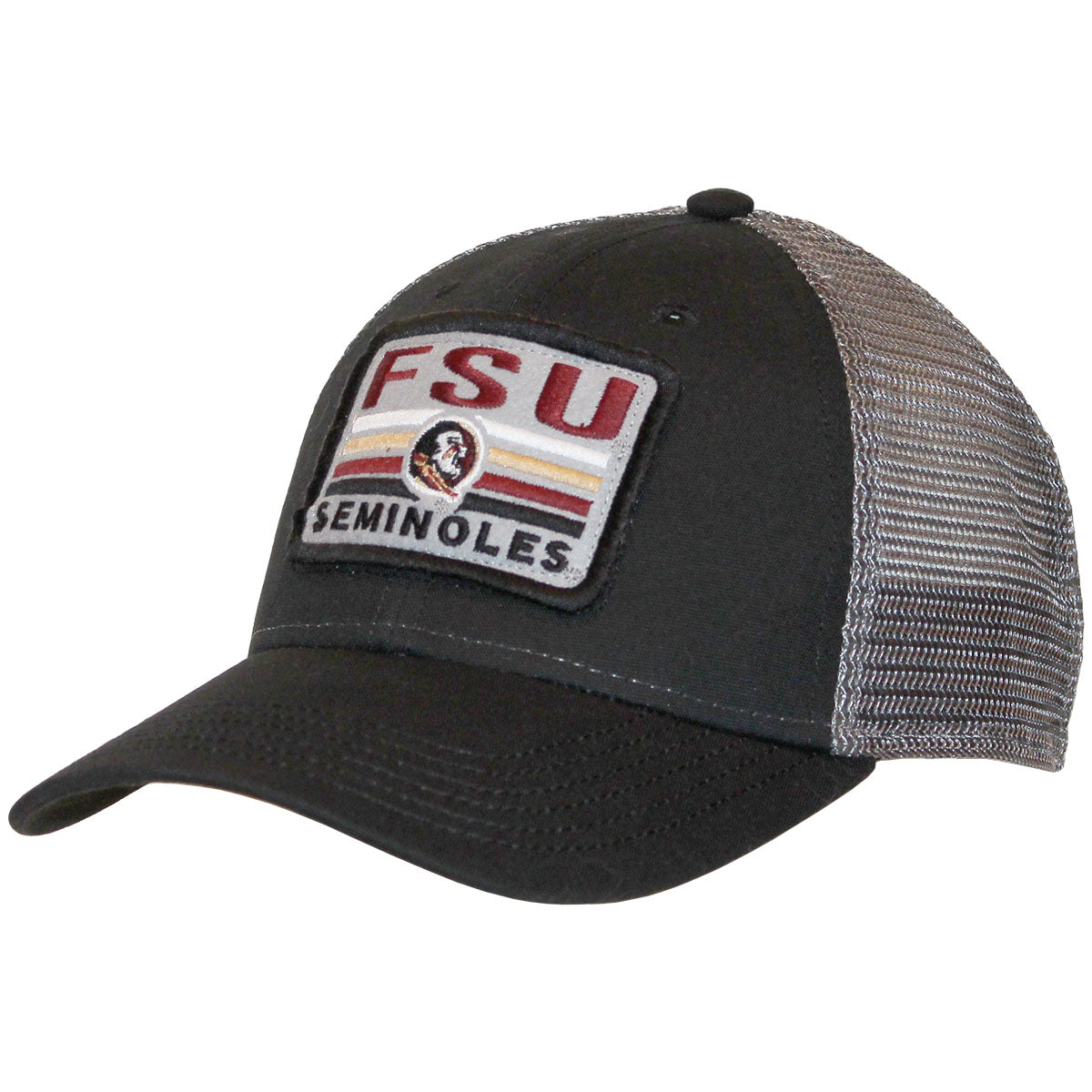Legacy FSU Seminoles/Seminole Logo Patch Adjustable Snapback Trucker C ...
